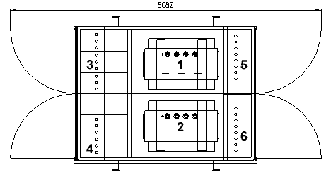 sub station dimensions